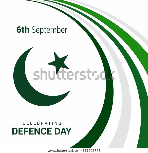 Vector 6th September Defence Day Abstract Stock-vektor (royaltyfri ...