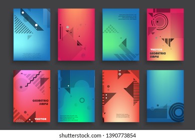 Vector A4 Brochure Banners Vector Background Stock Vector (Royalty Free ...