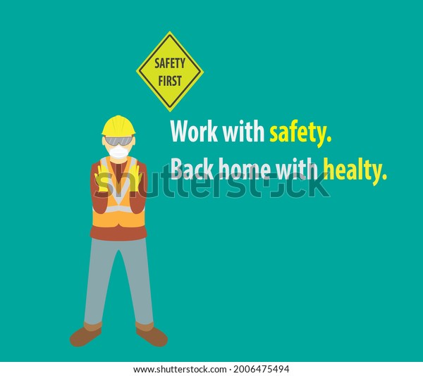 Vector About Importance Occupational Safety Health Stock Vector ...