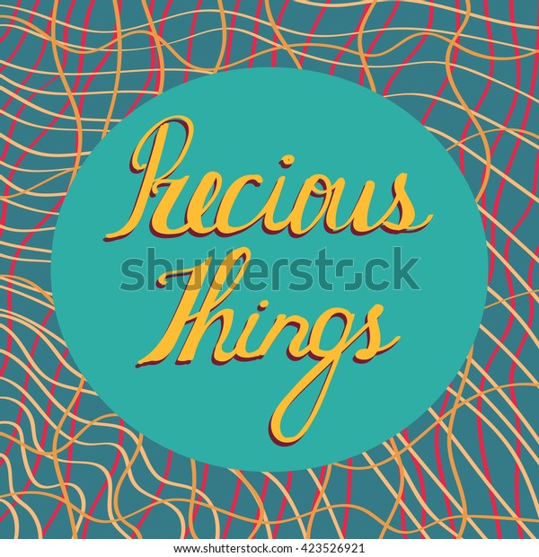 Vector Abstract Background Augmented Inscription Postcard Stock Vector ...
