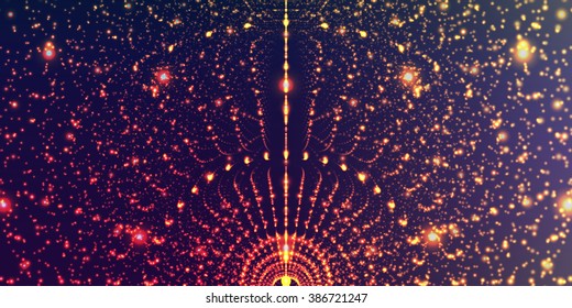 Vector Abstract Background Image Infinite Perspectives Stock Vector ...