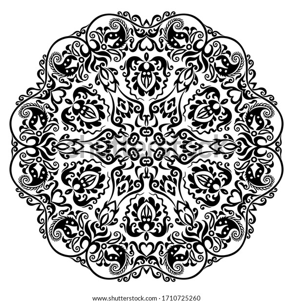 Pintura decorativa de color negro vectorial,: vector de stock (libre de ...