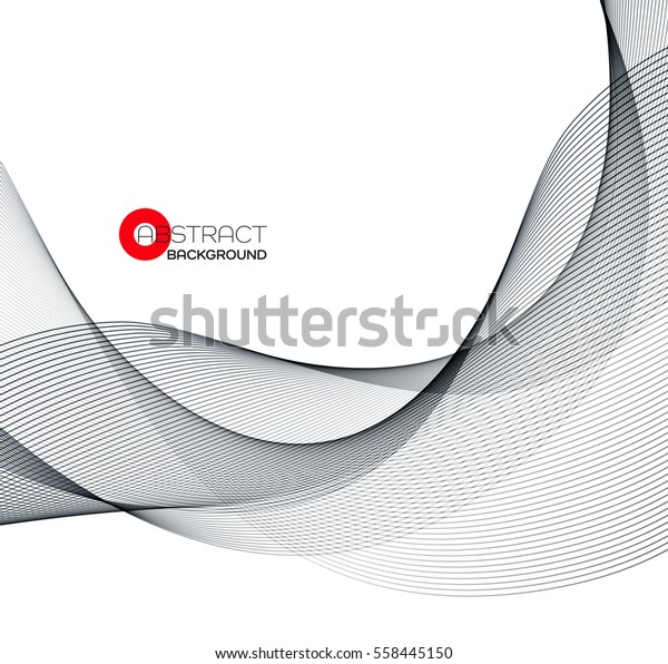 Vector Abstract Black Wave Design Element: เวกเตอร์สต็อก (ปลอดค่า ...