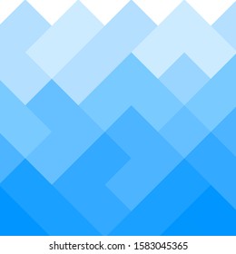Vector Abstract Blue Background Mosaic Gradation Stock Vector (Royalty ...