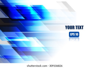 Vector Abstract Blue Squares Blocks Technology Stock Vector (Royalty Free) 309106826 | Shutterstock