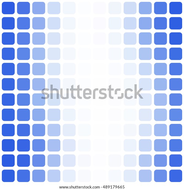 Vector Abstract Blue White Mosaic Background Stock Vector (Royalty Free ...
