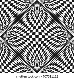 Vector Abstract Checkered Pattern Black White Stock Vector (Royalty ...