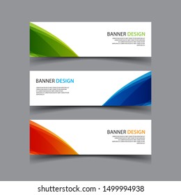Vector Abstract Design Banner Web Template Stock Vector (Royalty Free ...