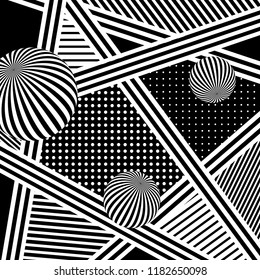 Vector Abstract Dotted Striped Background Striped Stock Vector (Royalty ...