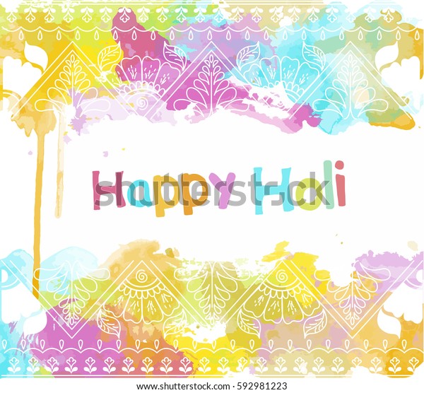 Vector Abstract Ethnic Background Henna Patterns: vector de stock ...