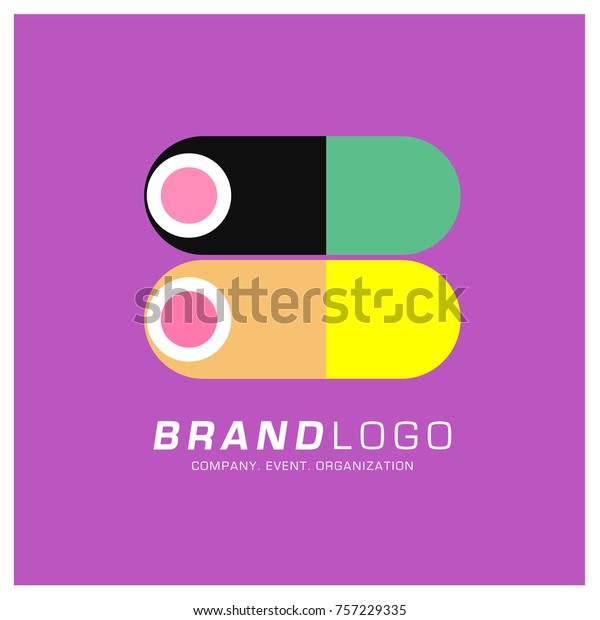 Vector Abstract Ethnic Colorful Logo Design Stock Vector (Royalty Free ...