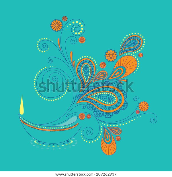 Vector Abstract Festival Element Background Stock Vector (Royalty Free ...