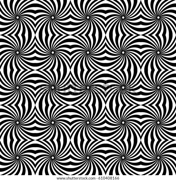 Vector Abstract Geometric Pattern With Distortion Effect