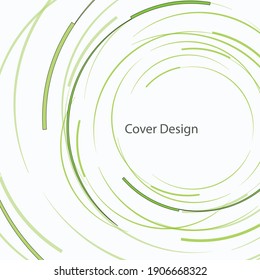 Vector Abstract Green Circle Design Stock Vector (Royalty Free ...