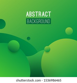 Vector Abstract Green Shape Background Design Stock Vector (Royalty ...