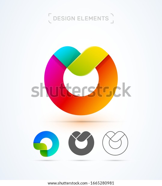 Vector Abstract Letter M O Logo Stock Vector (Royalty Free) 1665280981 ...