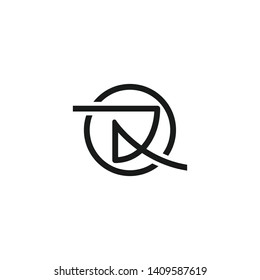 Vector Abstract Letter R Circle Logo Stock Vector (Royalty Free) 1409587619