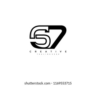 36 S7 monogram logo Images, Stock Photos & Vectors | Shutterstock