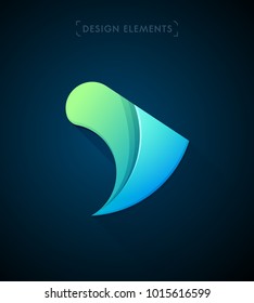 Vector Abstract Modern Aviation Logo Template Stock Vector (Royalty ...