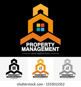 Vector Abstract Property Management Symbol: เวกเตอร์สต็อก (ปลอดค่า ...