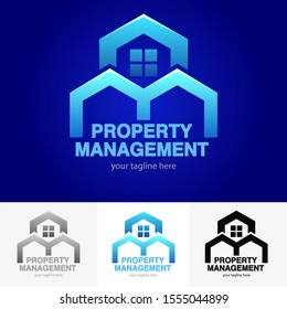 Vector Abstract Property Management Symbol: เวกเตอร์สต็อก (ปลอดค่า ...