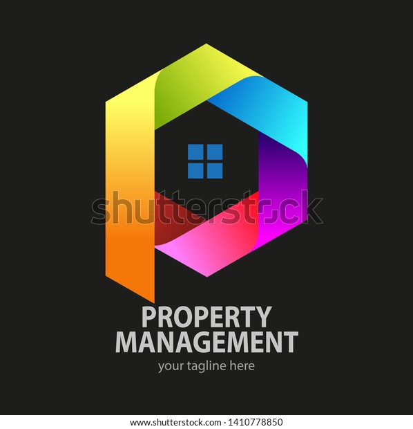 Vector Abstract Property Management Symbol Stock Vector (Royalty Free ...