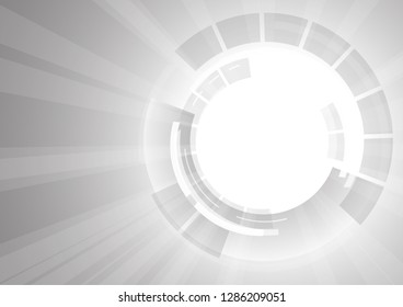 Vector Abstract White Circle On White Stock Vector (Royalty Free ...
