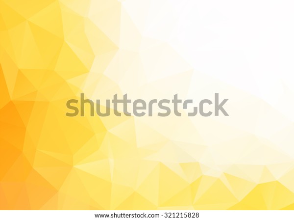 Vector Abstract Yellow White Triangles Background Stock Vector (Royalty ...