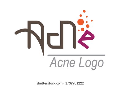 Vector Acne Logo Design Template Clinic Stock Vector (Royalty Free ...