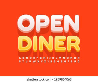 1,446 Diner font Images, Stock Photos & Vectors | Shutterstock