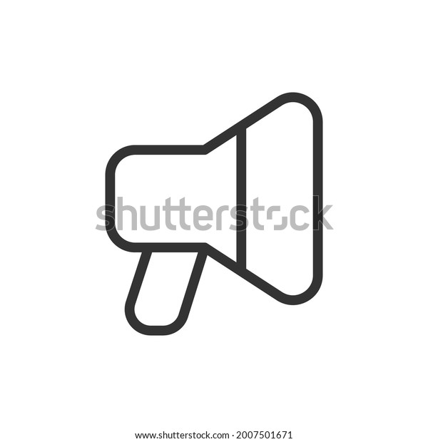 Vector Advertisment Line Icon Symbol Trendy Stock Vector (Royalty Free ...