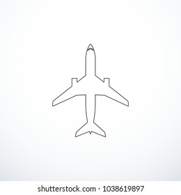 Fighter Aircraft F18 Icon Vector Symbol: vector de stock (libre de ...