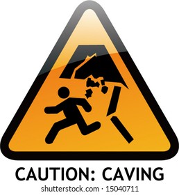 Vector Alert Sign26 Caving Stock Vector (Royalty Free) 15040711 ...
