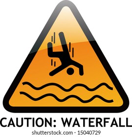 Vector Alert Sign32 Waterfall Stock Vector (Royalty Free) 15040729
