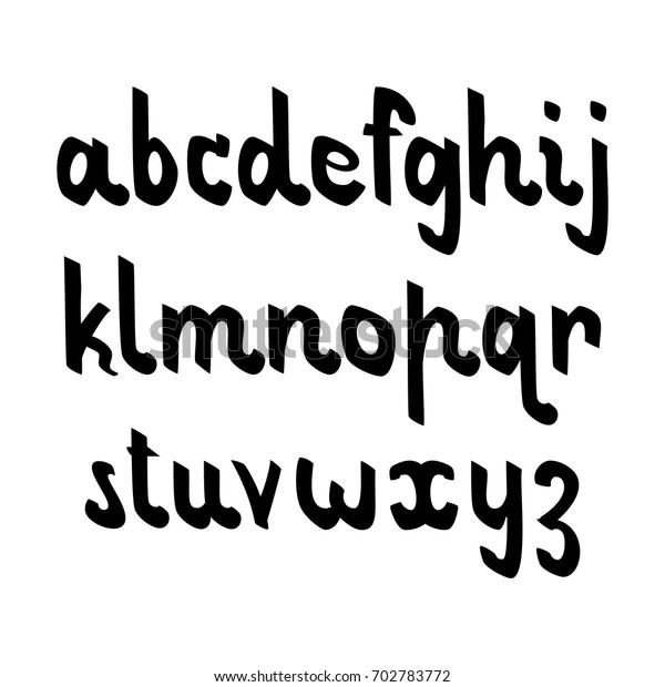 Vector Alphabet Calligraphic Font Unique Custom Stock Vector (Royalty ... Vector Alphabet Calligraphic Font Unique Custom Stock Vector (Royalty ...