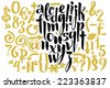 448+ Thousand Hand Lettering Alphabet Royalty-Free Images, Stock Photos ...