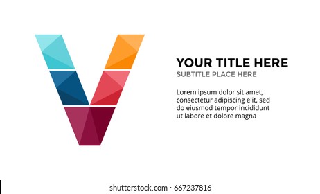 Vector Alphabet Infographic Presentation Slide Template Stock Vector ...