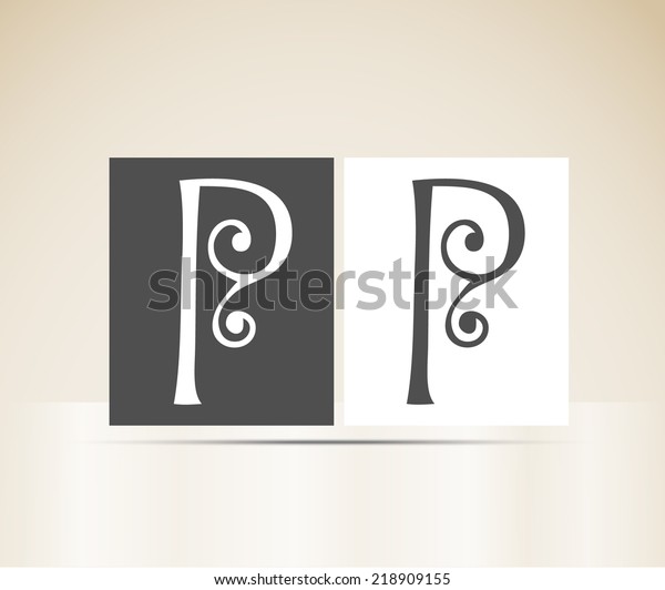 Vector Alphabet Letter P Art Deco: เวกเตอร์สต็อก (ปลอดค่าลิขสิทธิ์ ...