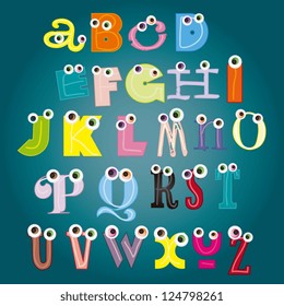Hand Drawn Letters Font Written Pen Stock Vector (Royalty Free) 199589018