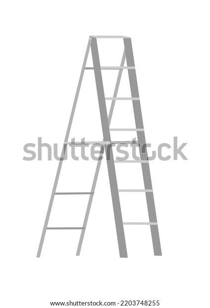Vector Aluminum Ladder Used Making Pictures Stock Vector (Royalty Free ...