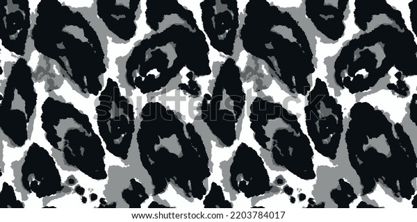 Vector Animal Skin Pattern Cheetah Dots Stock Vector (Royalty Free ...