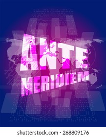 66 Ante meridiem Images, Stock Photos & Vectors | Shutterstock
