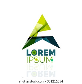 Vector Arrow Company Logo Geometric Icon Stock Vector (Royalty Free ...