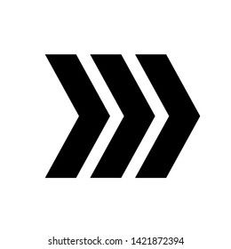 Vector Arrow Icon Black Symbol Trendy Stock Vector (Royalty Free ...