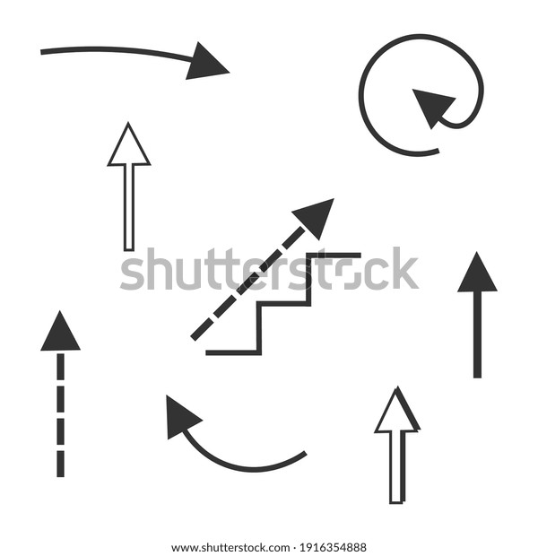 Vector Arrows Different Types Icons Business Stock Vector (Royalty Free ... Vector Arrows Different Types Icons Business Stock Vector (Royalty Free ...