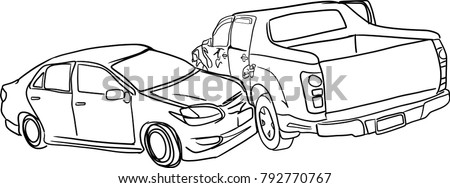 Accident Diagram Coloring Pages