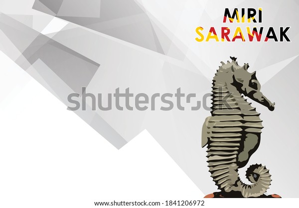 Vector Art Iconic Monument Miri Sarawak Stock Vector (Royalty Free ...