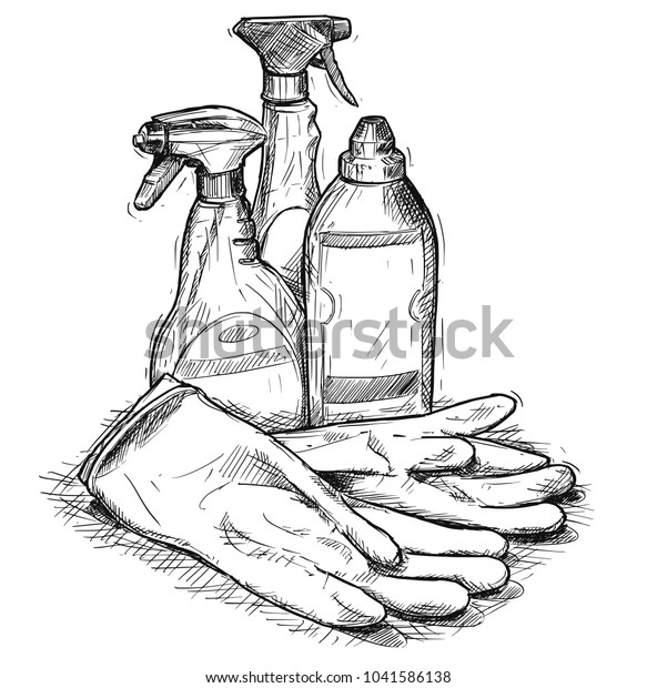 Vector Artistic Pen Ink Hand Drawing Stock Vector (Royalty Free ...