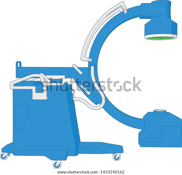 Vector Artwork Modern X Ray Machine Stock Vector (Royalty Free ...