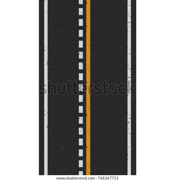 Vector Asphalt Markings Stock Vector (Royalty Free) 768367711 ...